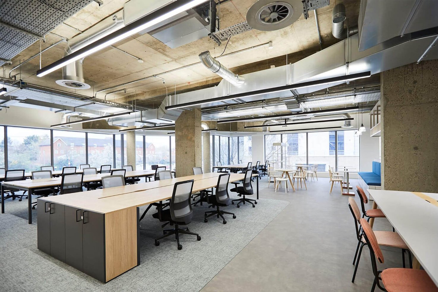 The Difference in Lighting for Shell and Core, CAT A and CAT B Fitout.