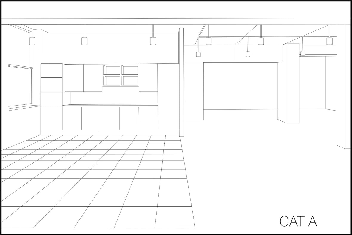 The Difference in Lighting for Shell and Core, CAT A and CAT B Fitout.