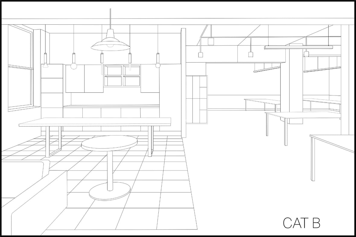The Difference in Lighting for Shell and Core, CAT A and CAT B Fitout.