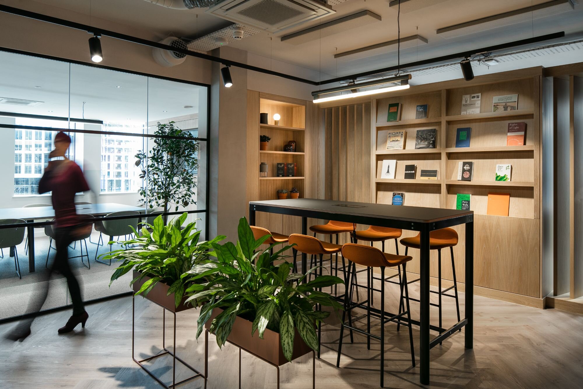 Office Lighting for a Contemporary BREEAM rated CAT B Fitout