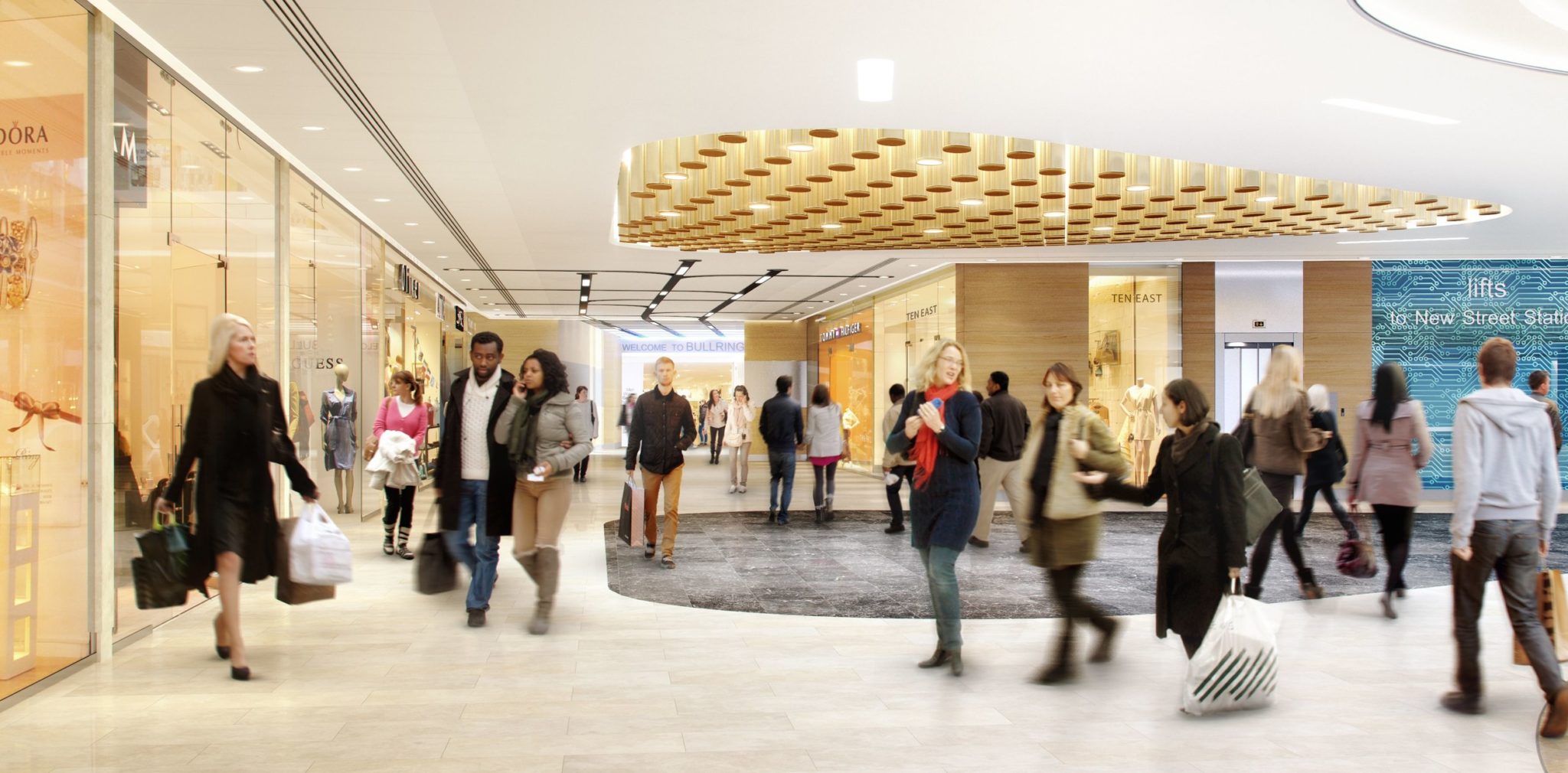 Architectural Lighting for a Large-Scale Retail Development