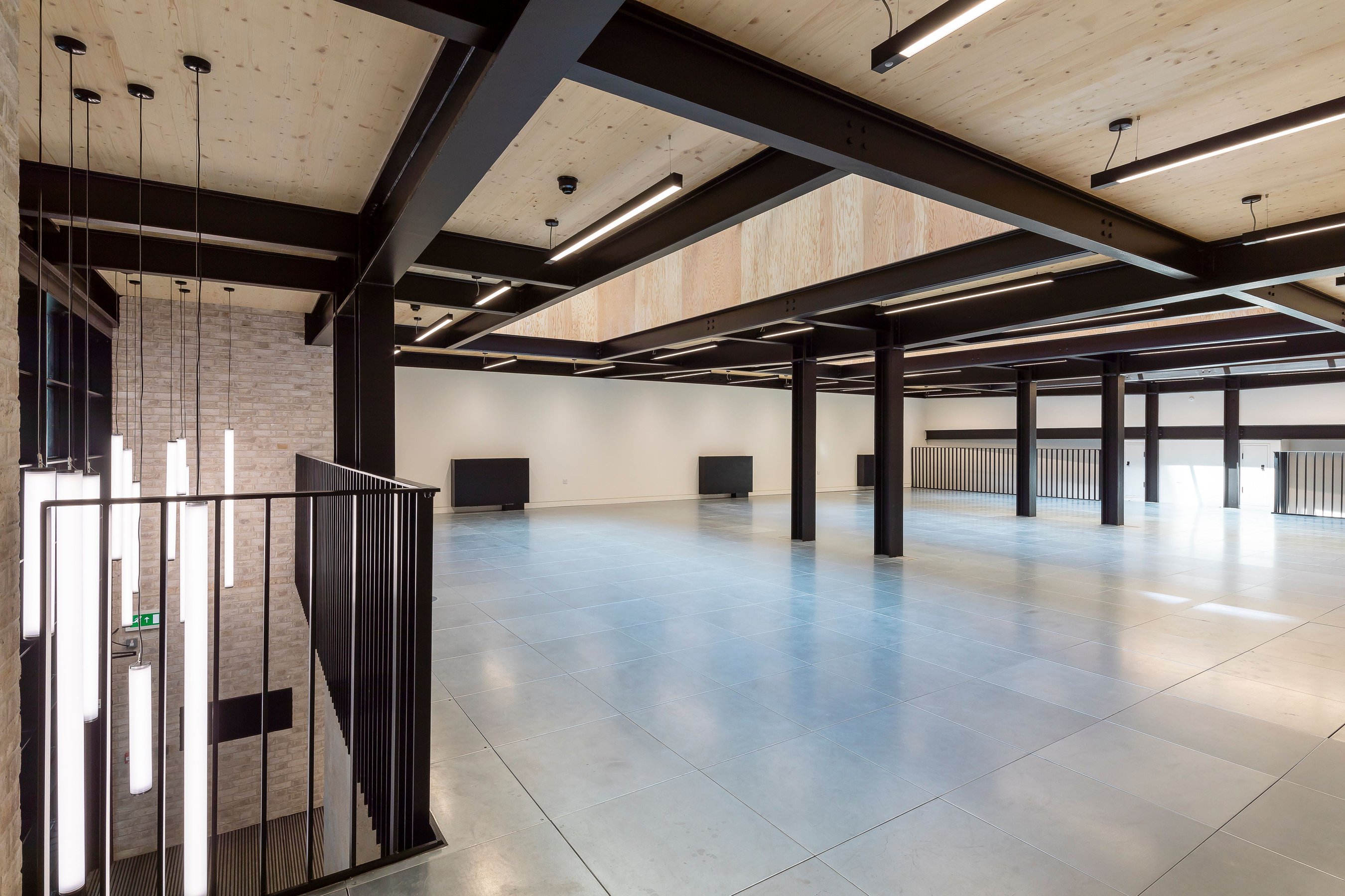 Led office lighting for a high end office space