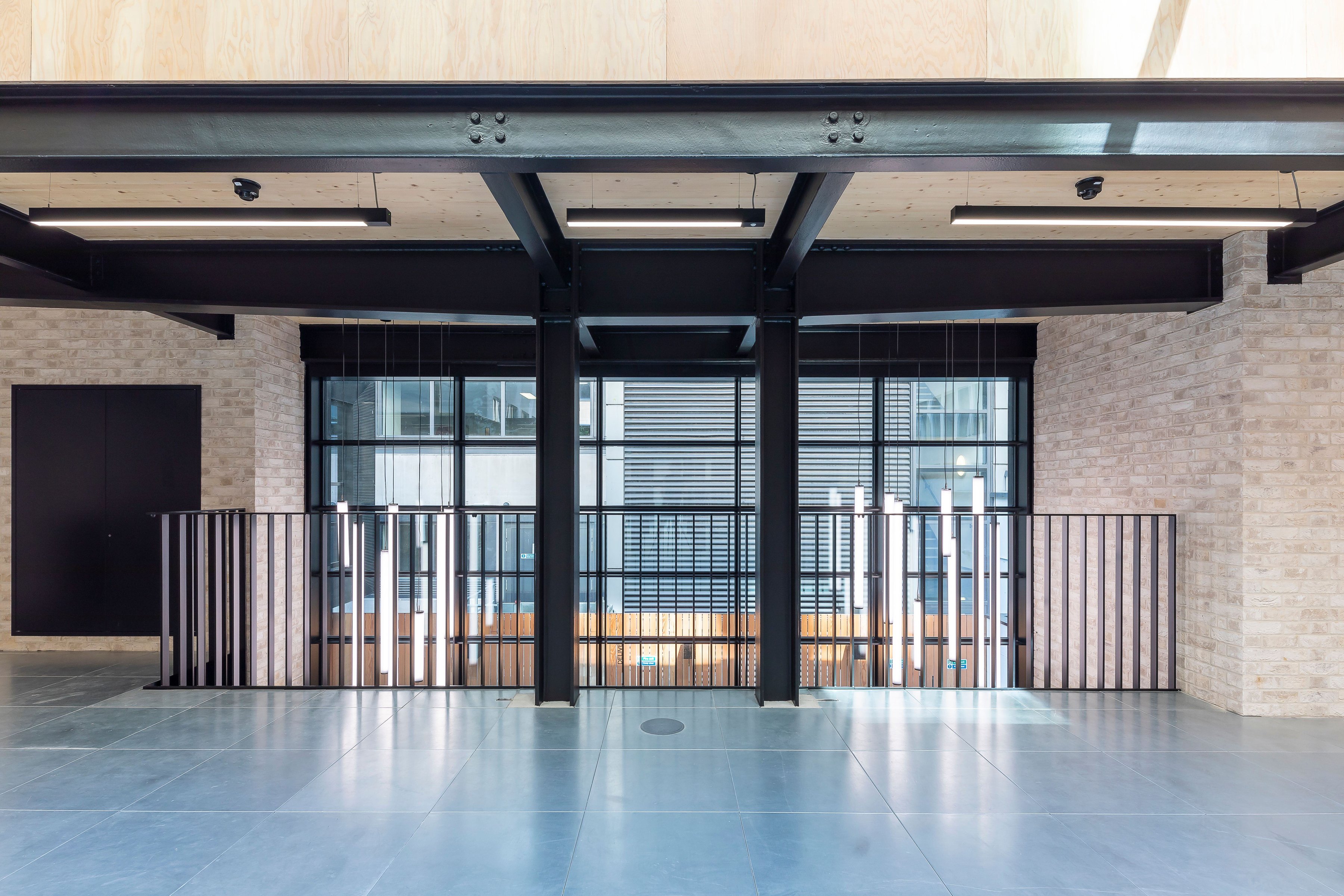 Led office lighting for a high end office space